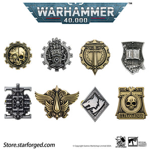 Starforged Warhammer 40K Chapter Icon Grey Knight Death Watch Space Wo