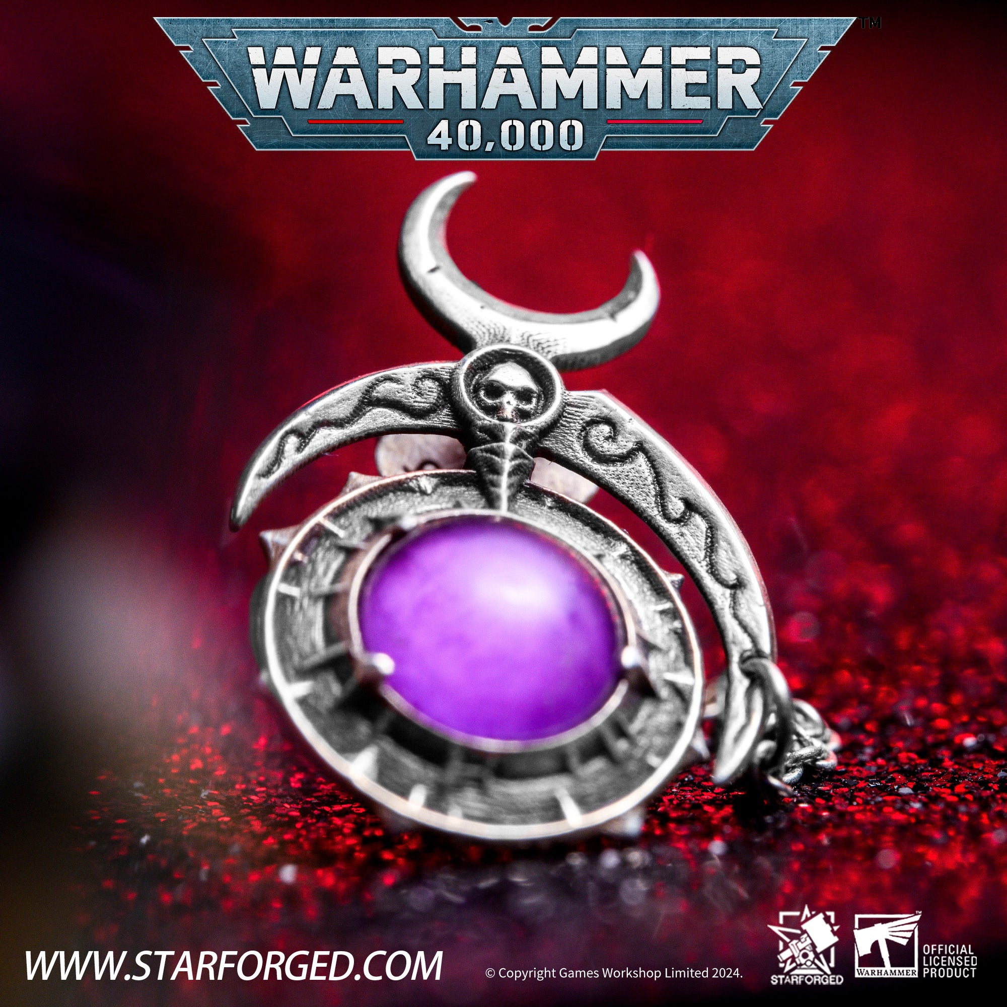Starforged Warhammer 40K Fane of Slaanesh Earring Chaos Space Marine M ...