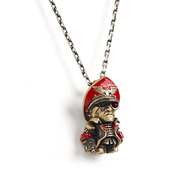 Starforged Pocket Commissar Couple Necklace Warhammer 40000 Gifts Silv ...