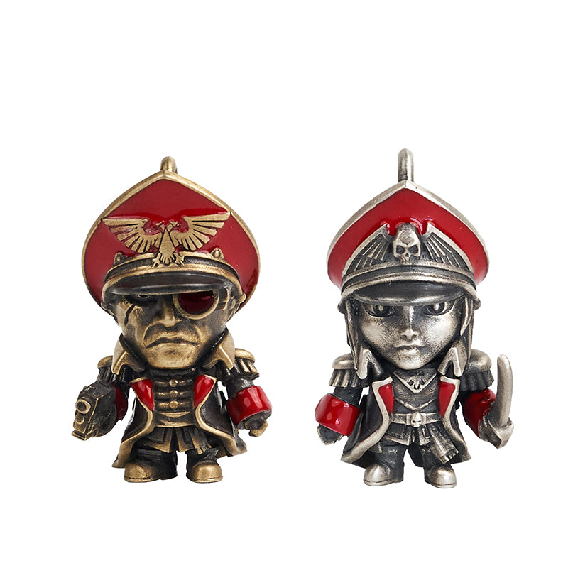 Starforged Pocket Commissar Couple Necklace Warhammer 40000 Gifts Silv ...