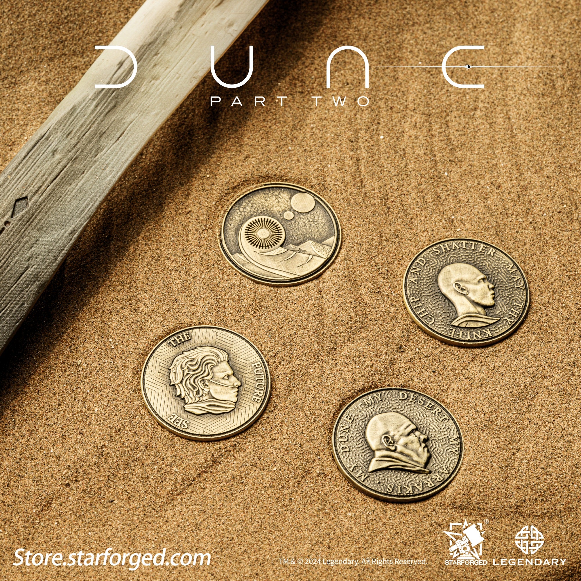 Starforged Dune II House Paul Atreides & Feyd-Rautha Harkonnen Commemo ...