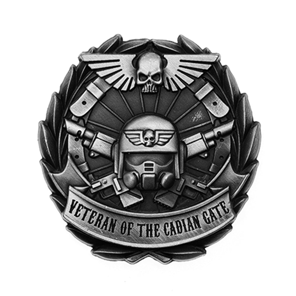 Starforged Cadian Shock Troops Space Marines Medalof Honour Velcro Pin ...