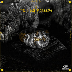 Starforged Cthulhu Mythos Hastur's Mask Ring The King in Yellow Men's