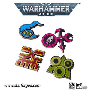 Starforged Warhammer 40K Chaos Sigil of Ruinous Powers Nurgle Khorne T
