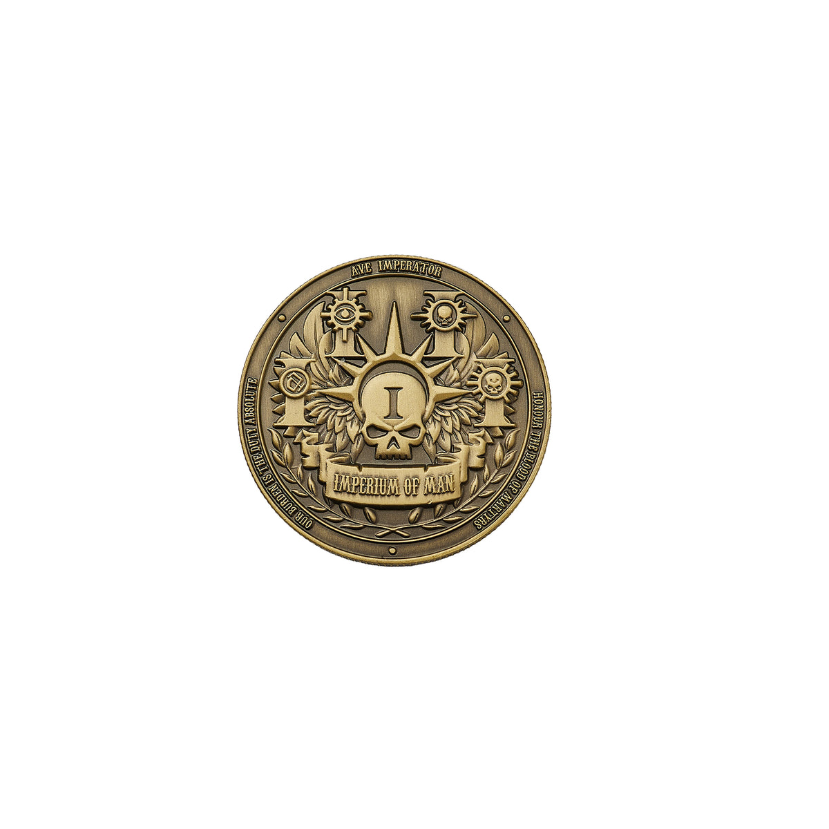 Warhammer 40K Collectible Coin Imperium of Man Terra Planetary Commemo ...