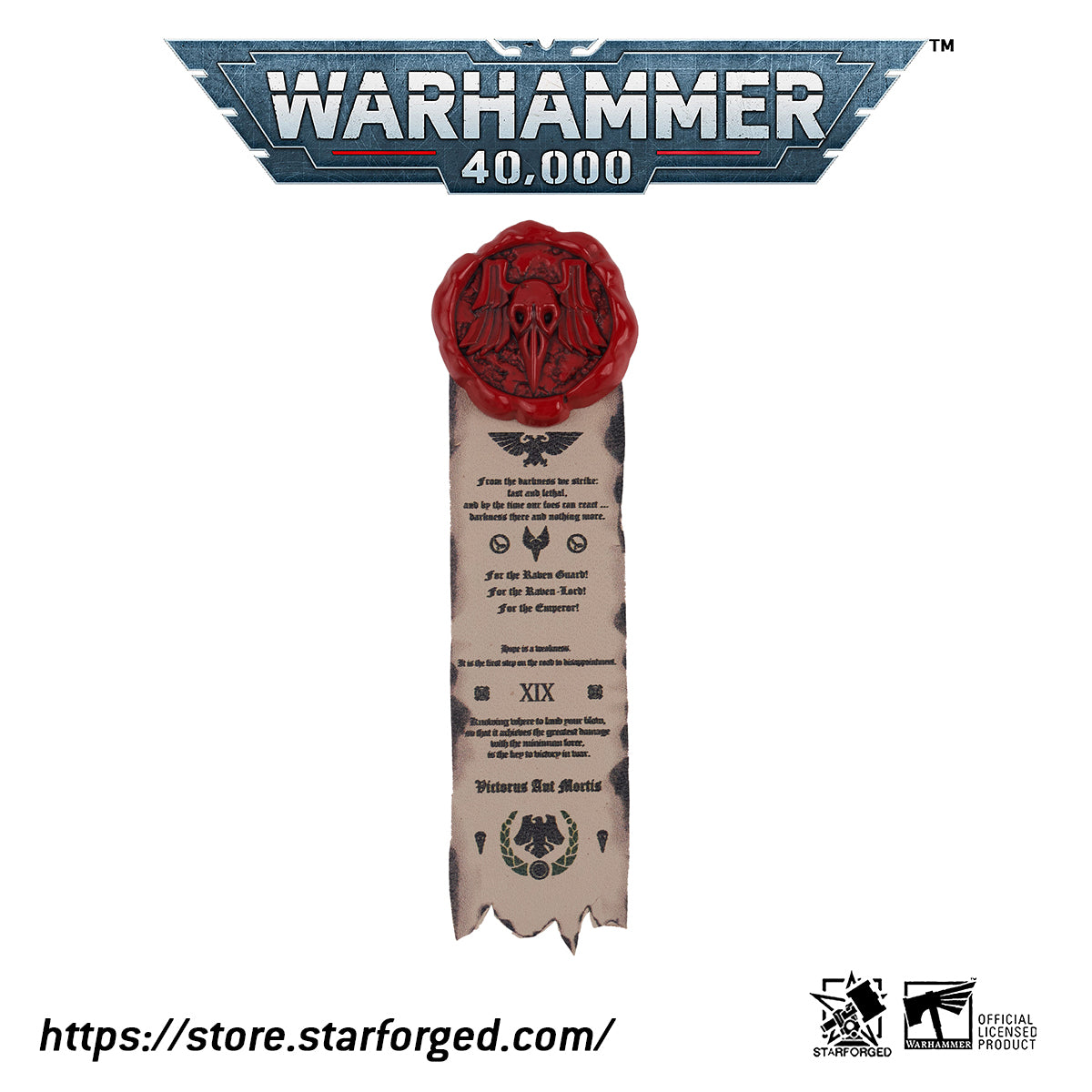 Warhammer 40K Sigil Ring Of Ultramar & Ultramarines Space Marine Legion ...