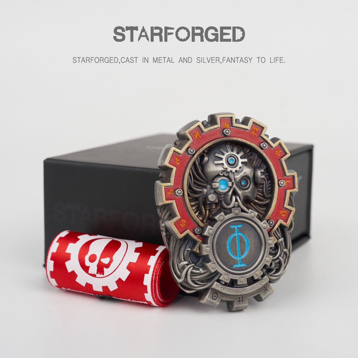 Starforged Seal of Omnissiah Machine God Deus Mechanicus Men's Brooch ...
