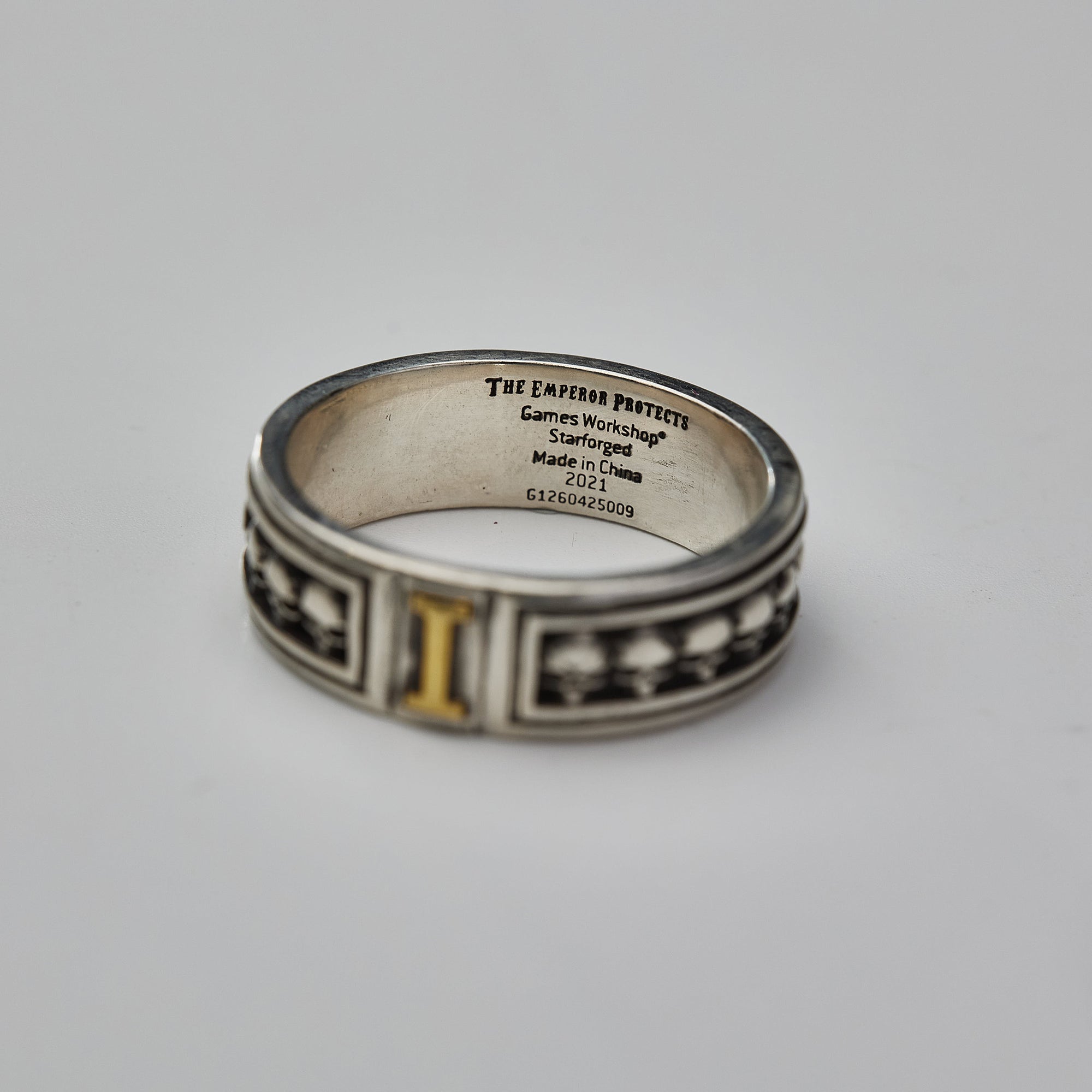 Starforged Insignia Aquilon Imperium of Man Warhammer Eagle Ring Gold ...