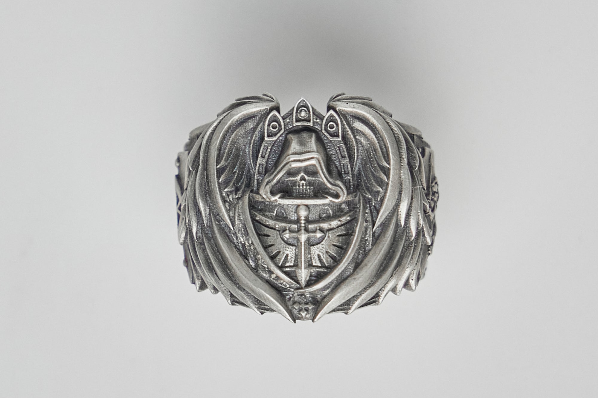 Starforged Warhammer 40K Mark of HexagramMaton Dark Angel Ring Men‘s ...