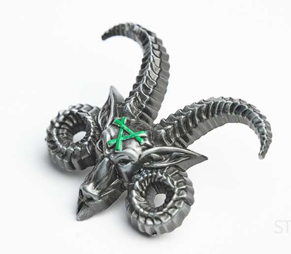 Total War III Warhammer Emblem of the Horned Rat Pin Badge Skaven Fact ...